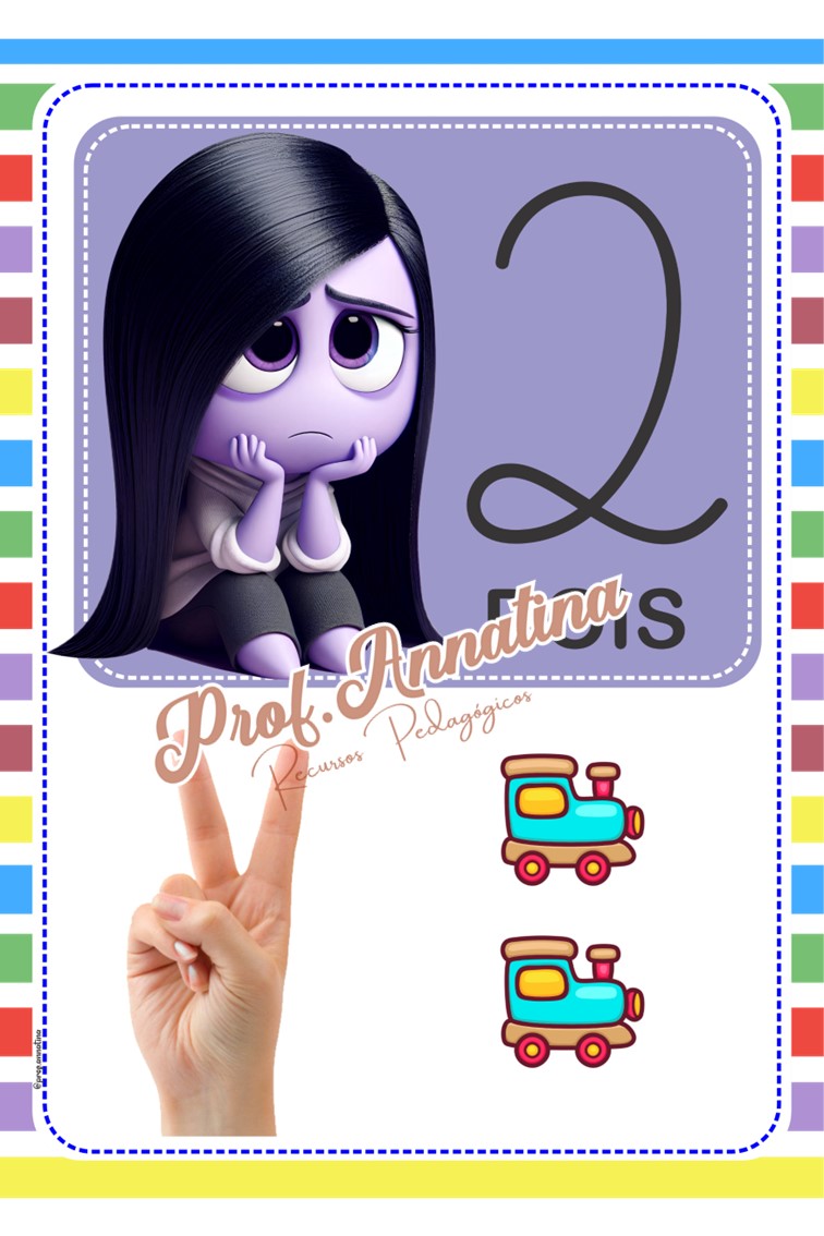 CARTAZ DE PAREDE DIVERTIDAMENTE – NÚMEROS DE 0 A 20 – Loja Prof. Anna Tina