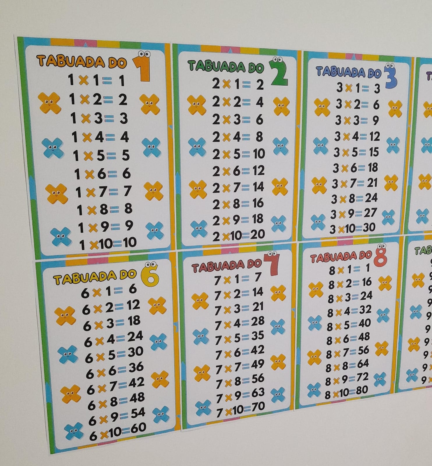 TABUADA DE MULTIPLICAÇÃO – Loja Prof. Anna Tina